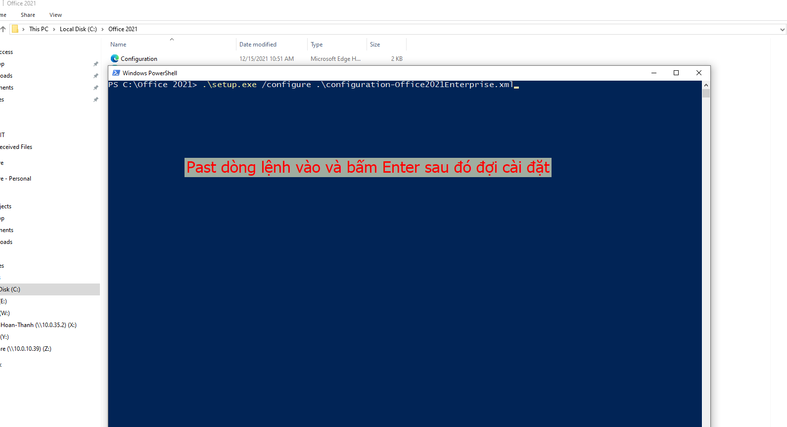 Page Revision for Hướng dẫn cài đặt Offi... | SOL E&C - GUIDE